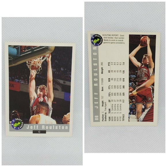 Draft picks | Other | Vintage Jeff Roulston C Draft Pick 992 Classic ...